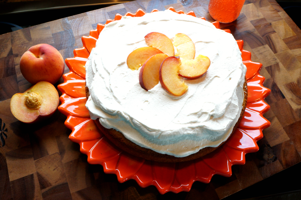 Peach Bellini Cake Recipe - Erica O'Brien